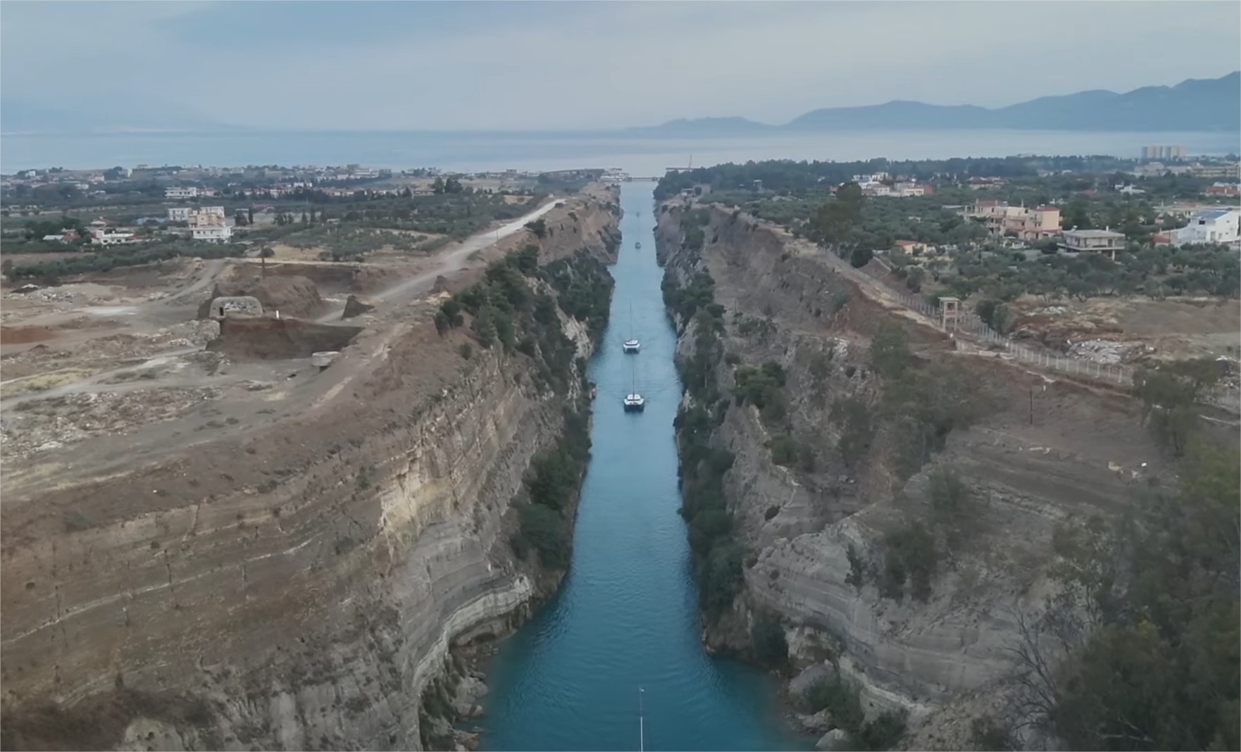Ισθμός της Κορίνθου: Η εντυπωσιακή επαναλειτουργία της Διώρυγας από ...